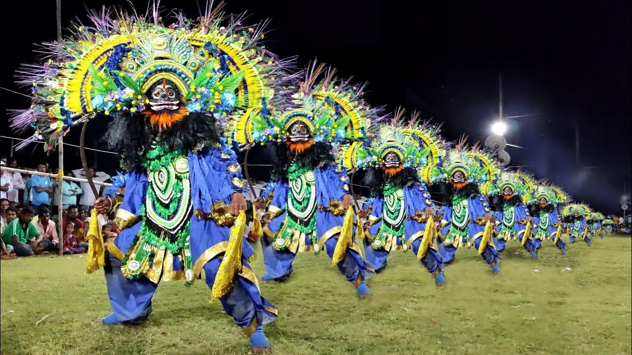 বাঘ রকম ঝাপ দিছে | Cho Nach,Sanjoy Orang Cho Nach,Purulia chhau nach ...