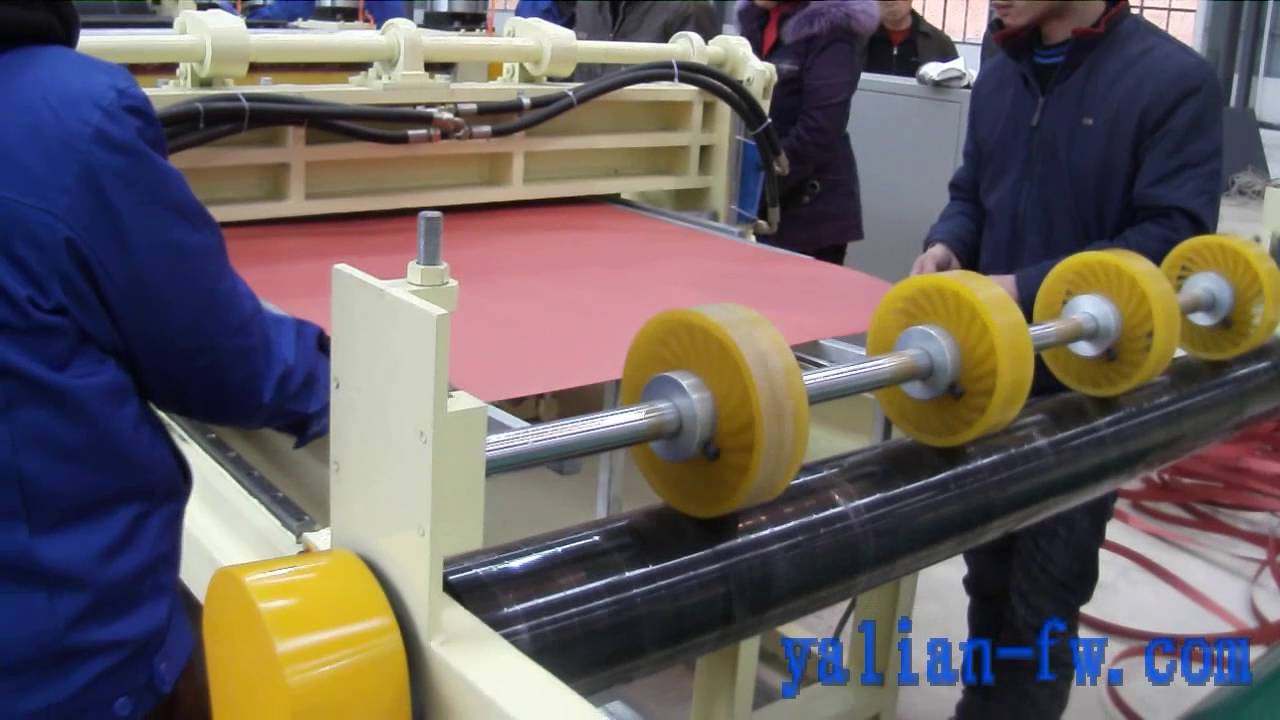 Insulation paper board making machine - YouTube