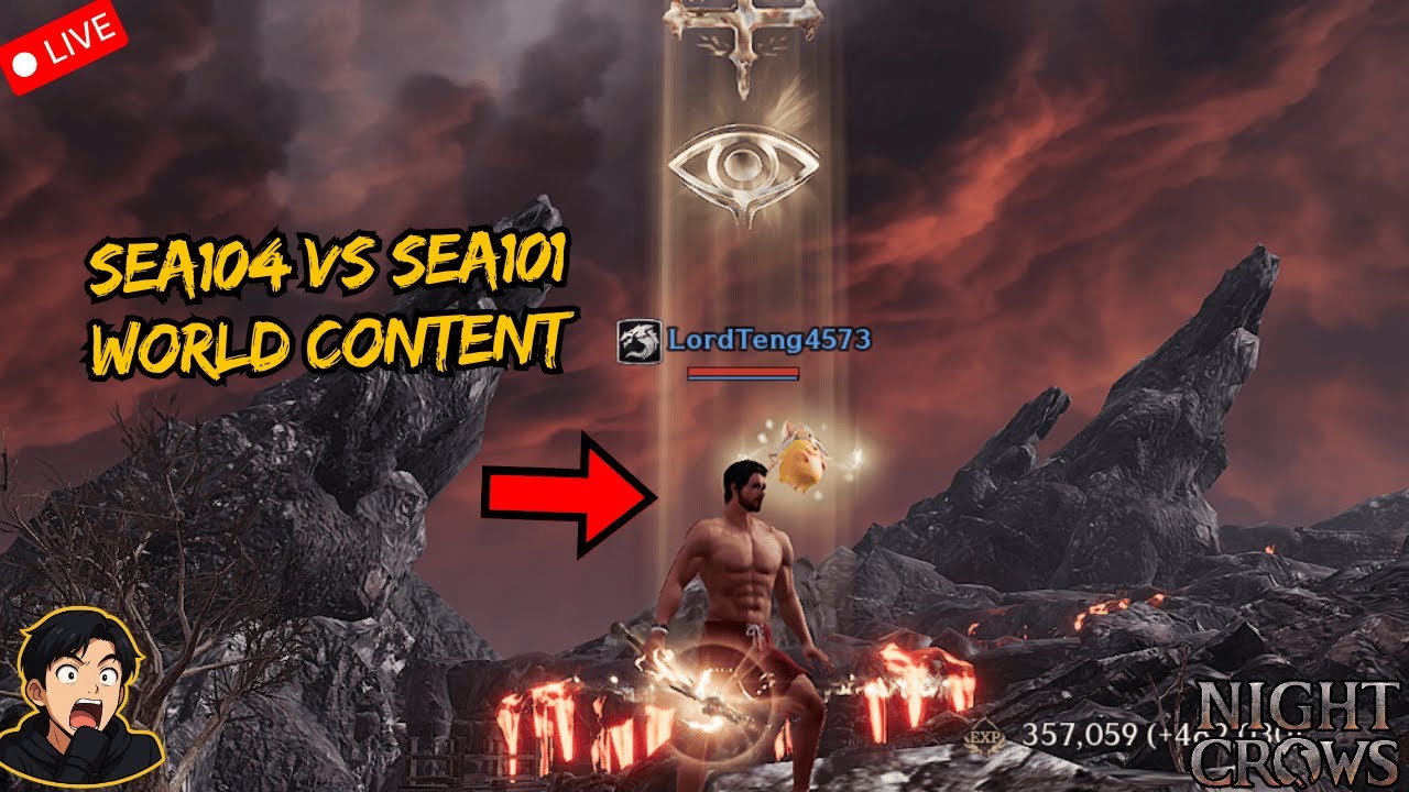 LIVE NEW WORLD CONTENT SEA104 vs SEA101 Night Crows - YouTube