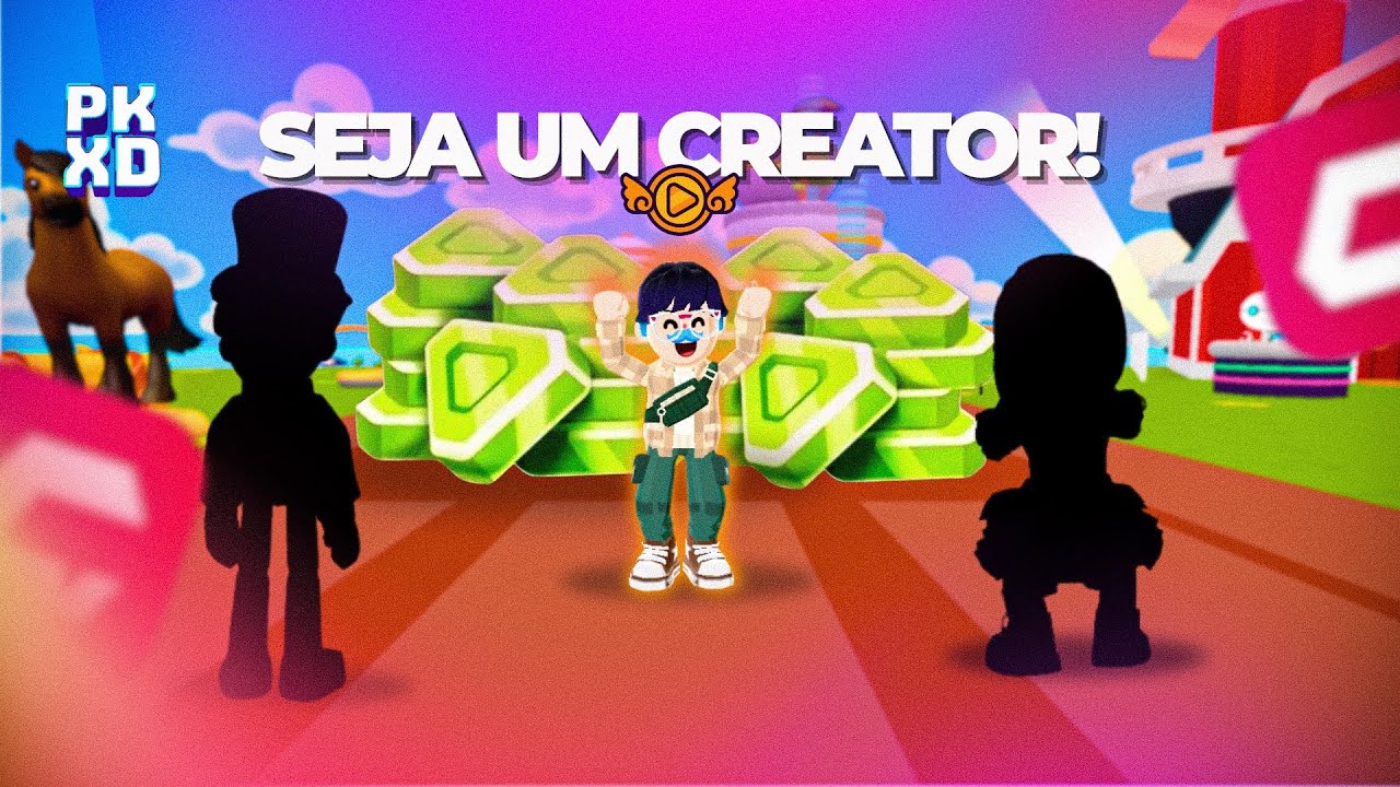 VOCÊ pode ser um CREATOR no PK XD!😱👀 - YouTube