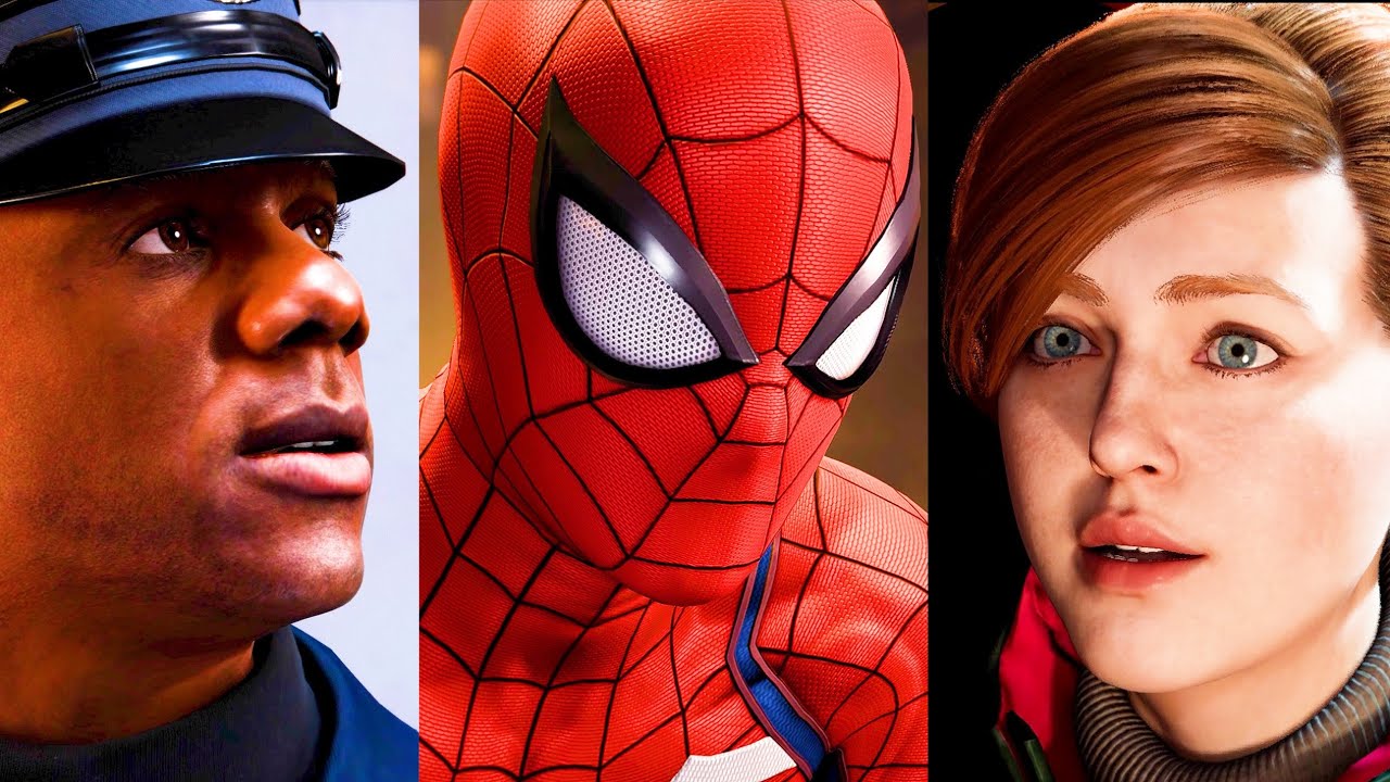 Cop saves Spider-Man and MJ interviews him - Spider-Man Remastered PC ...