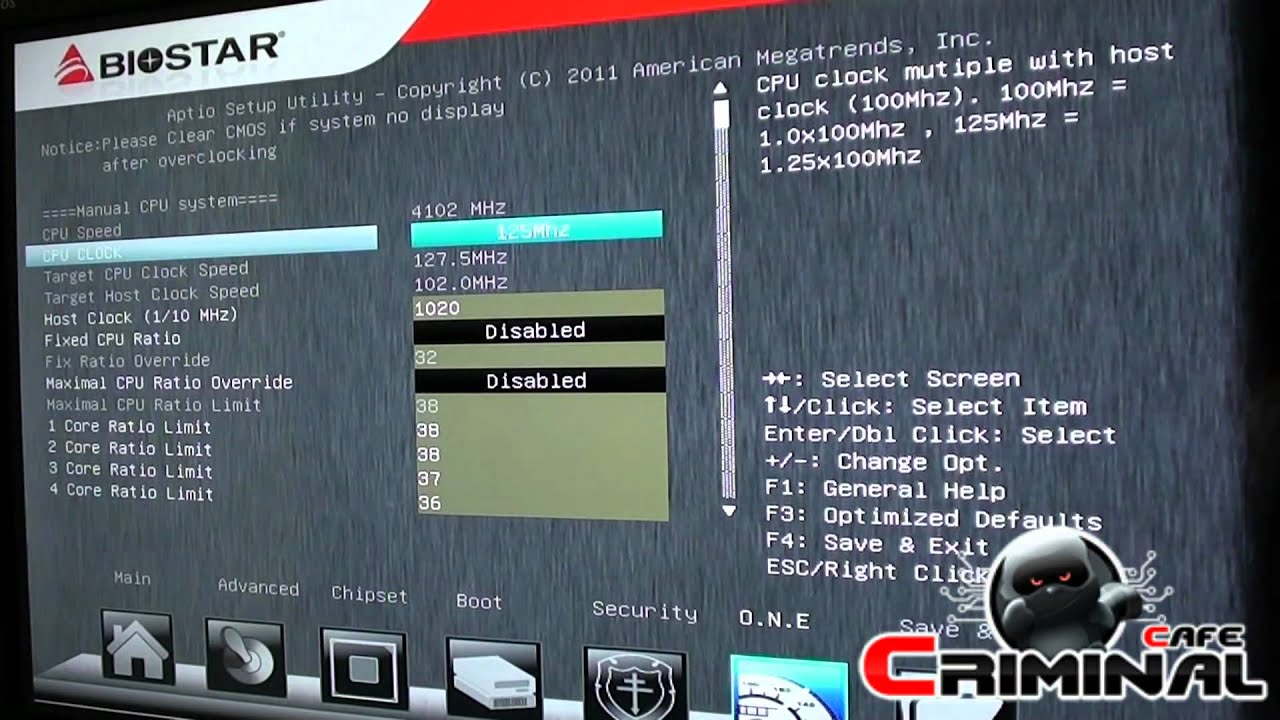 Biostar Tpower x79 memory overclocking - YouTube