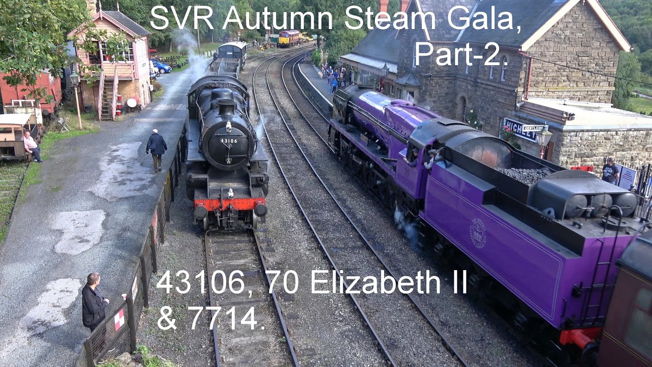 43106 (still shunting) 70 Elizabeth II & 7714, Highley, SVR Autumn ...
