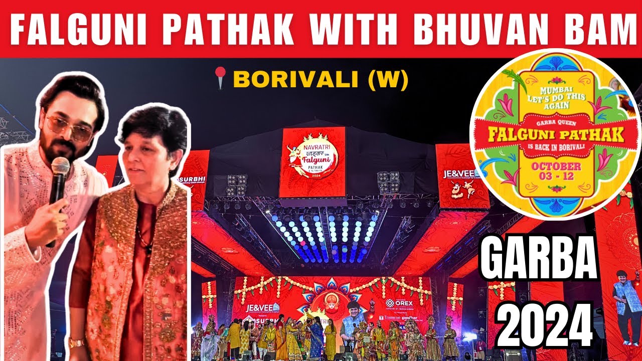 Bhuvan Bam Playing Garba with Falguni Pathak | Shriya Pilgaonkar | # ...