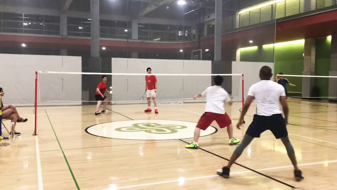 PSU Badminton intramural tournament winter 2018(finals) - YouTube