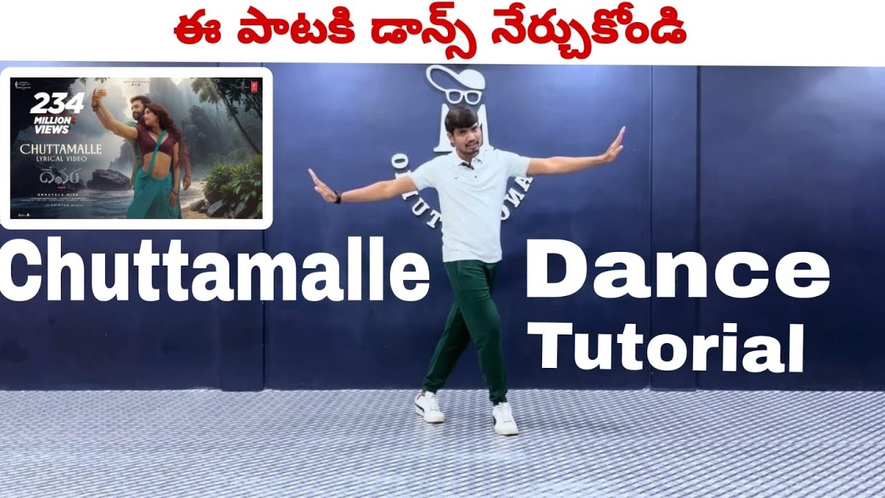 Chuttamalle Dance Tutorial | Devara | MGS Dance Studio - YouTube