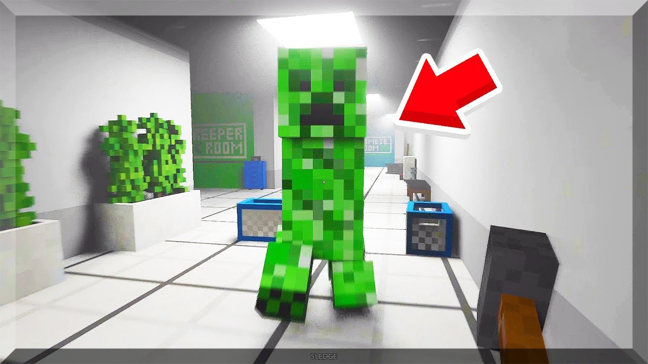 AKU TERSESAT DI RUANG SCP CREEPER TAPI SANGAT REALISTIS - YouTube
