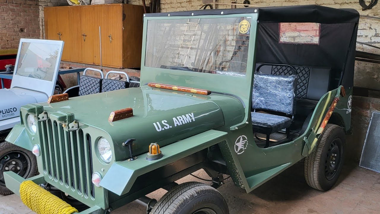 electric mini jeep for Handicapped persons and locations..... - YouTube