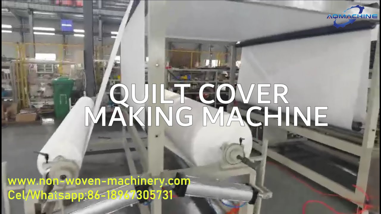 Nonwoven Quilt & Pillow Cover Making Machine | Medical Bed Cover ...