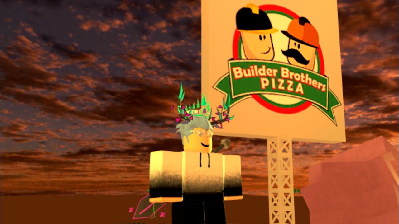 Working at Builder Brothers Pizza! (Roblox) - YouTube