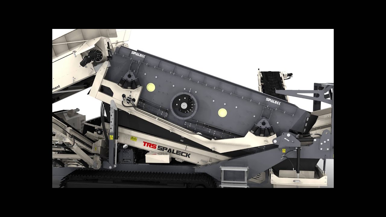 TRS550 Spaleck Recycling Screen Animation - YouTube