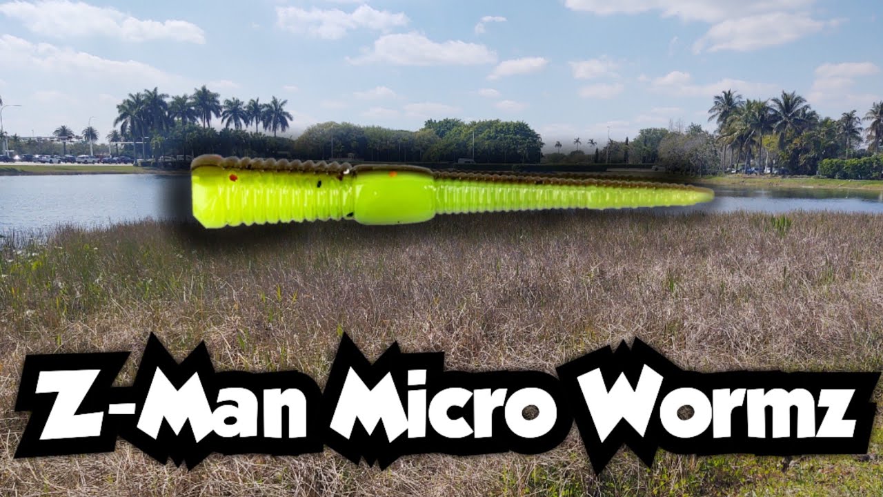 Fishing the Z-Man Micro Wormz | Micro Finesse Fishing - YouTube