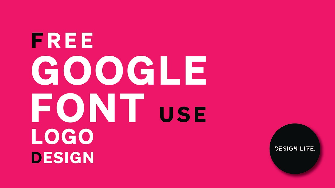 Google free Fonts To Download NOW - YouTube