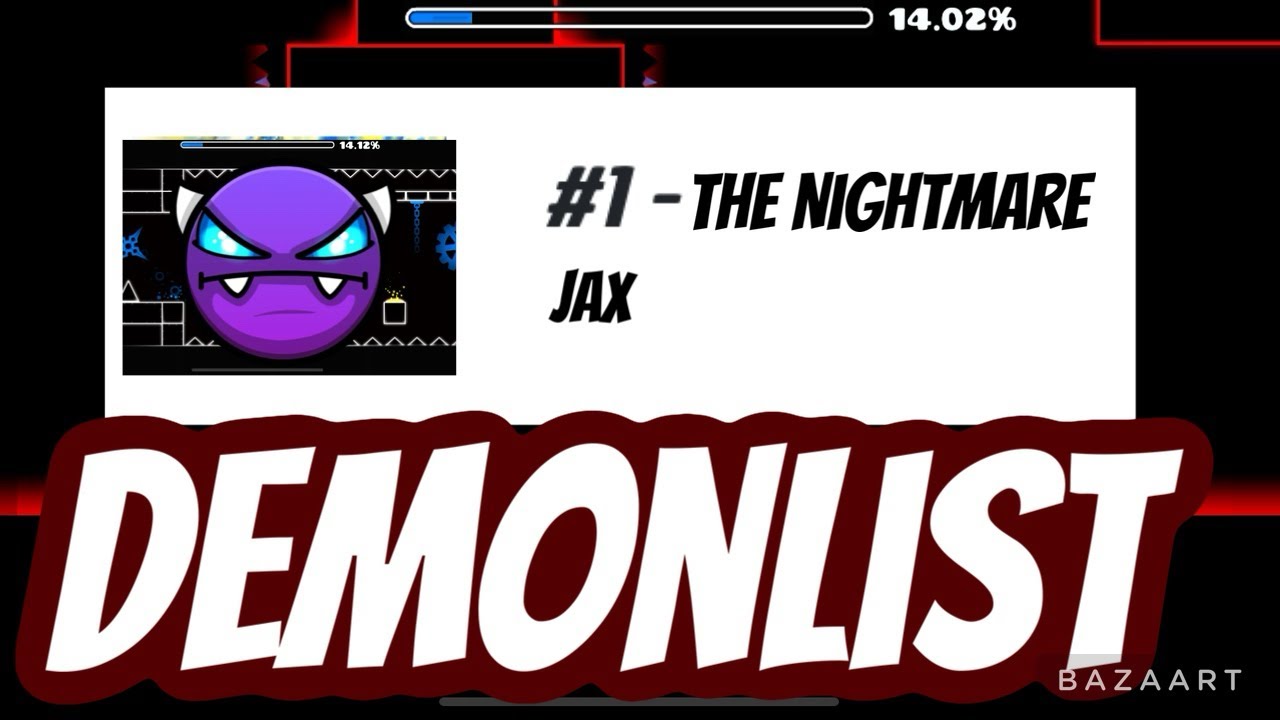 I made my own Demon List - YouTube