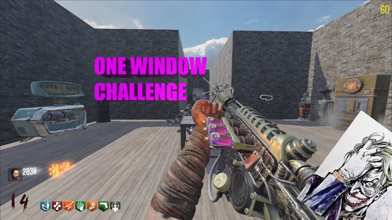 ONE WINDOW CHALLENGE CUSTOM MAP ZOMBIE - YouTube