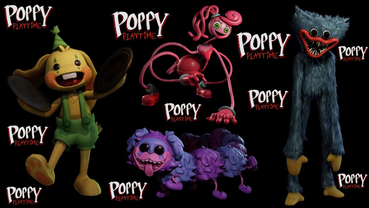 All monsters of the game Poppy playtime - YouTube