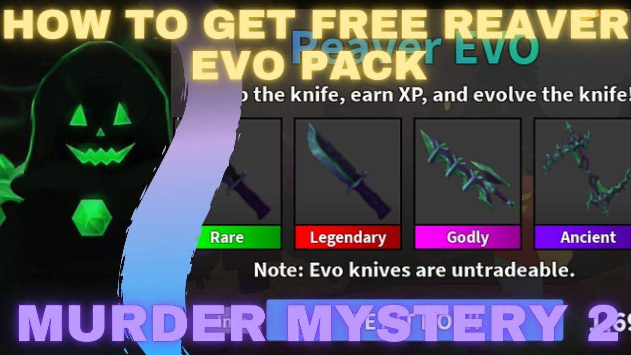 HOW TO GET FREE REAVER EVO PACK IN MM2 HALLOWEEN UPDATE! | Roblox ...