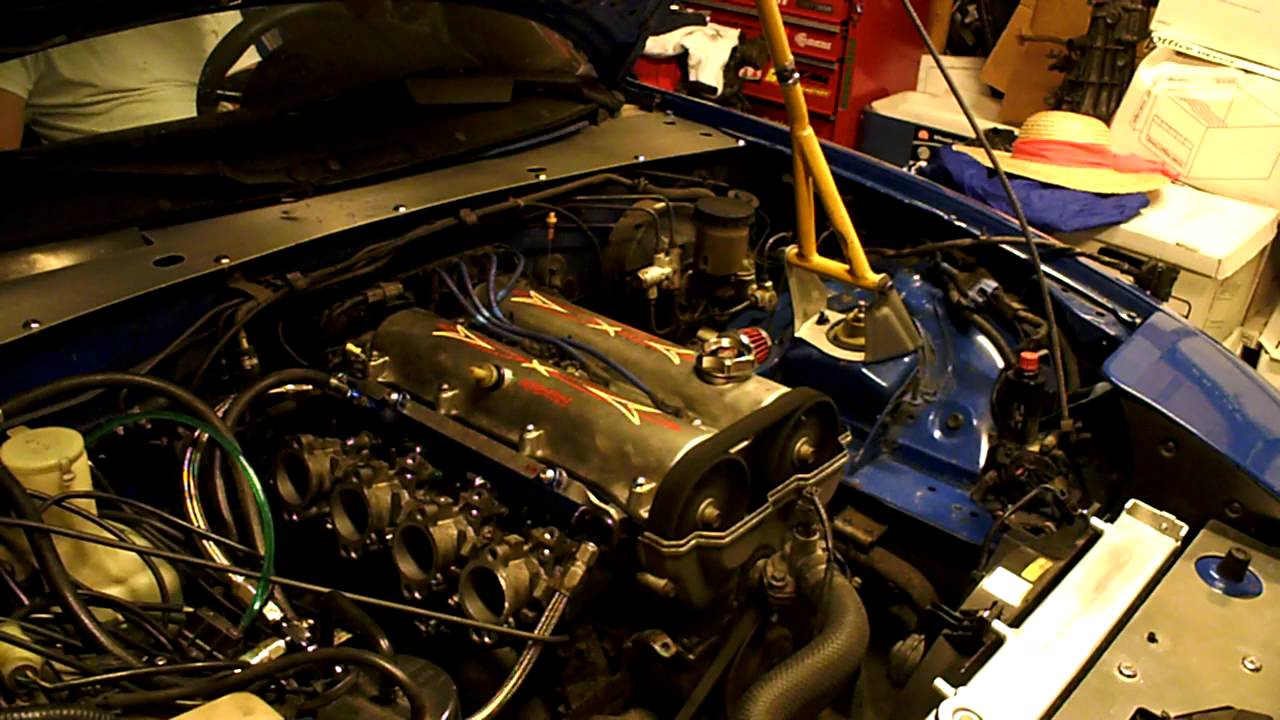 T3 ITB Miata First Start 20v - YouTube