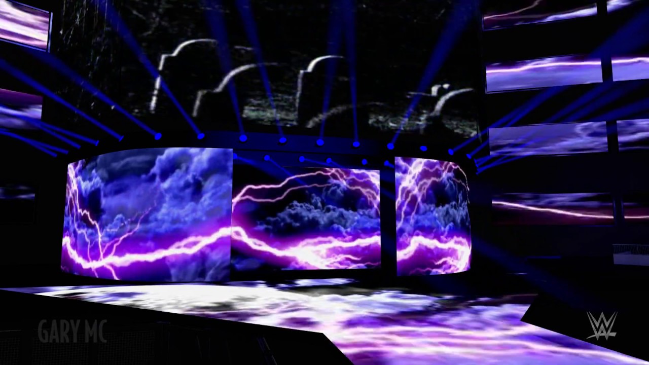 WWE SmackDown Live - Undertaker Entrance Animation - YouTube