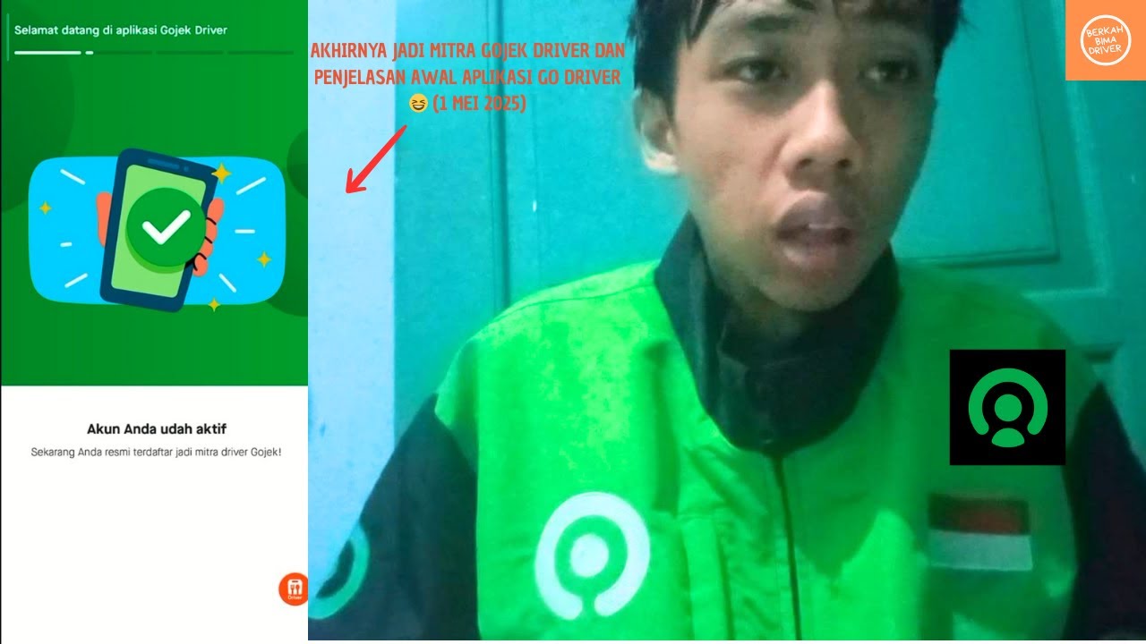 AKHIRNYA JADI MITRA GOJEK DRIVER DAN PENJELASAN AWAL APLIKASI GO DRIVER ...