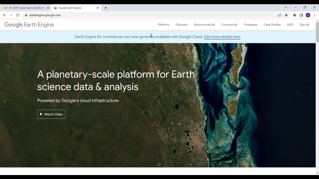 Supervised Land Cover Classification | Google Earth Engine Python API | Google Colab - YouTube