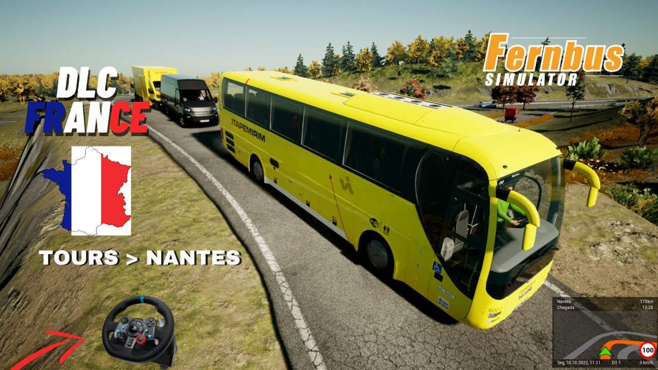 #3 DLC FRANCE - Fernbus simulator |Logitech g29 gameplay - YouTube