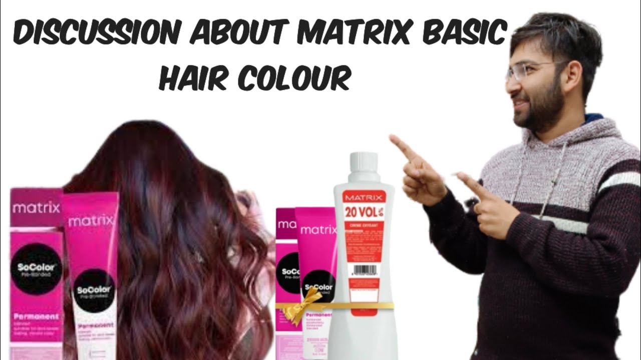 Matrix top 5 basic hair colour discussion||Matrix professional hair ...