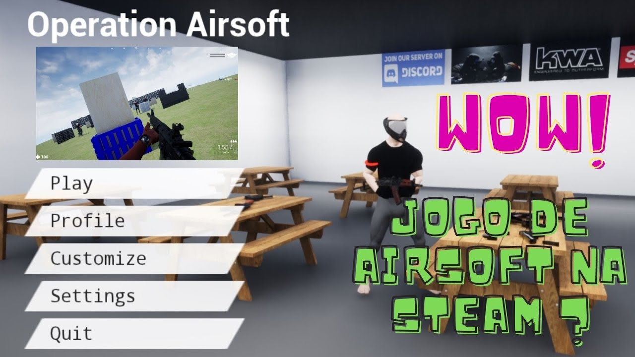 Airsoft Review e Game Play na Steam ( Operation Airsoft) - YouTube
