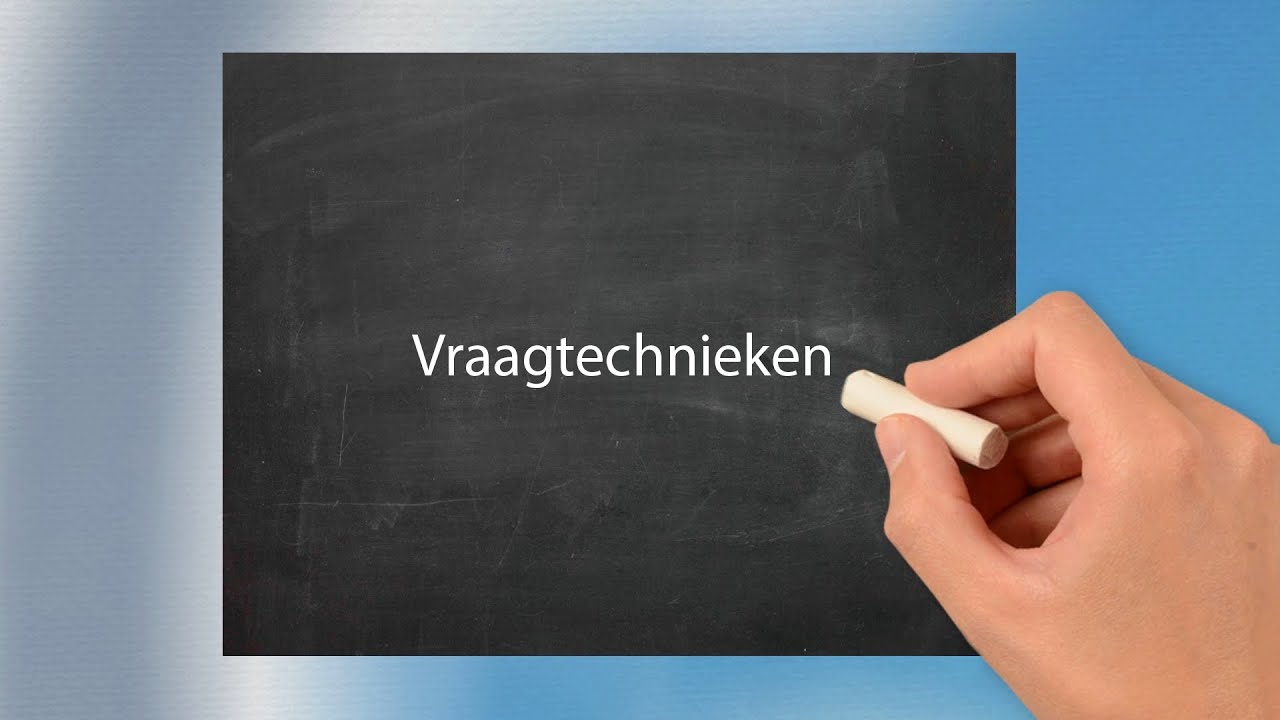 Vraagtechnieken - YouTube