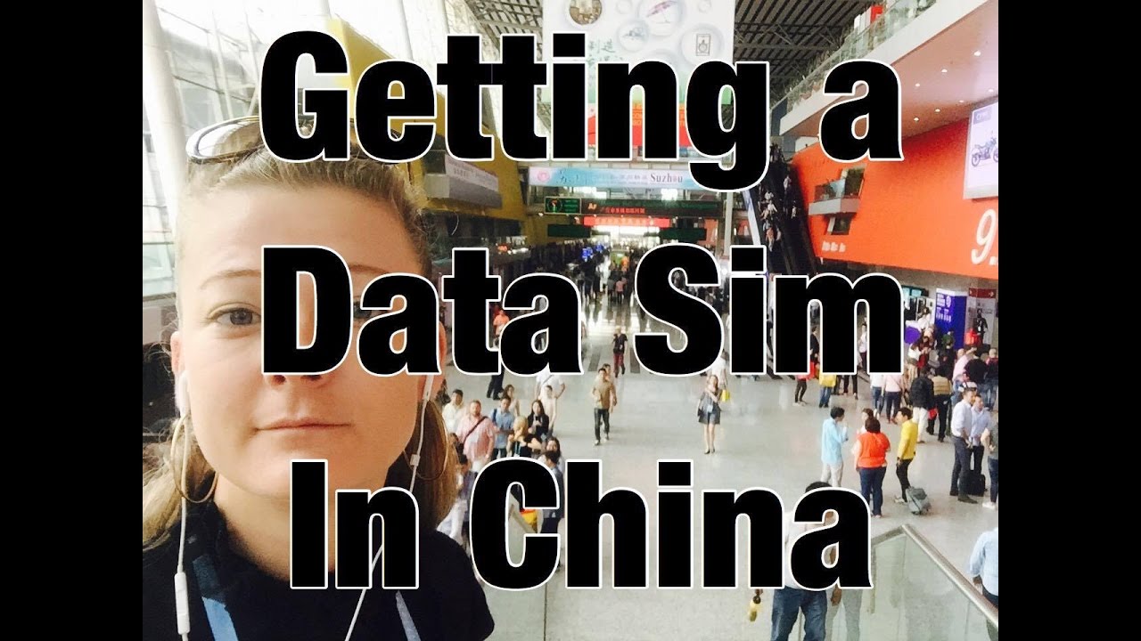Getting a Data Sim Card in China - YouTube