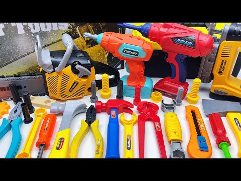 11 min to open the box, satisfied with the electric screwdriver, screw assembly toolbox | Toy Review