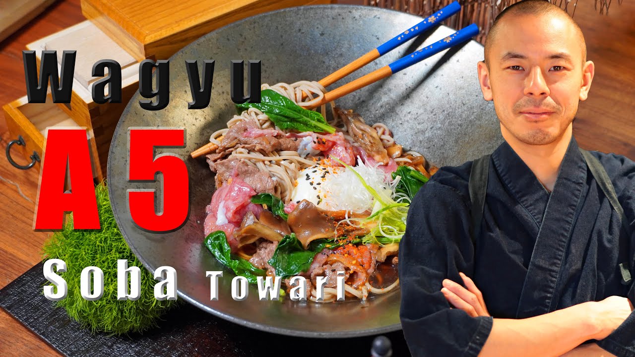 Wagyu beef 5A with 100% Soba noodle - YouTube