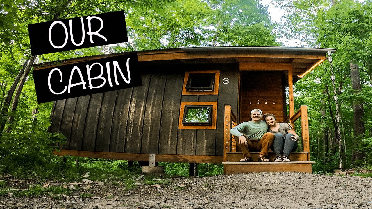 TINY CABIN ~ ROAM Adventure Basecamp - YouTube