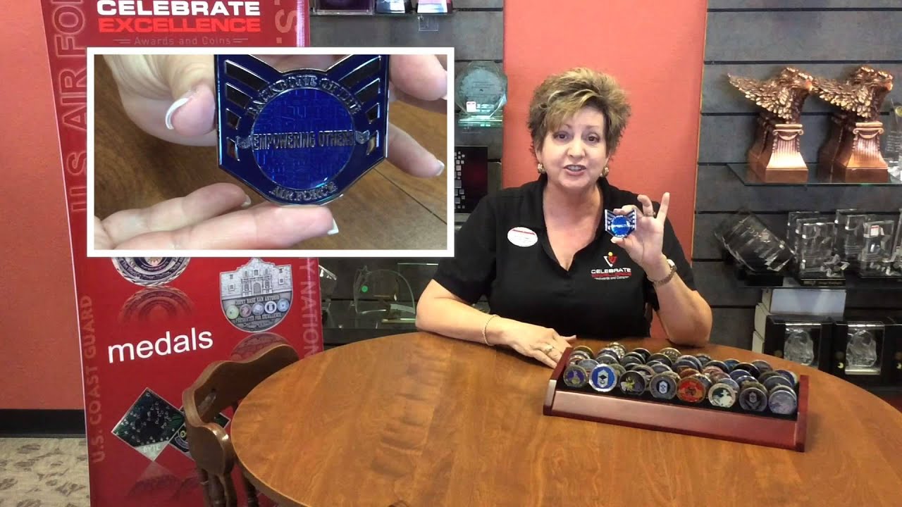 Challenge Coins - Top Pick Tuesday - holographic / wordmap coin - YouTube