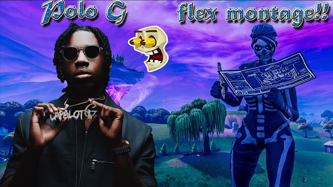 POLO G FLEX (Ft. JUICE WRLD) MONTAGE!!! - Fortnite Battle Royale - YouTube