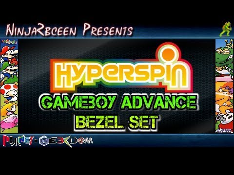 Hyperspin-Gameboy Advance Bezel Set - YouTube