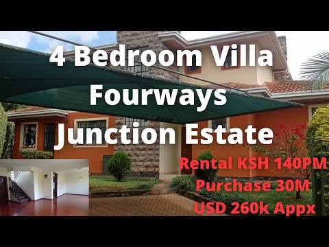 4 Bedroom Villa Fourways Junction Estate. - YouTube