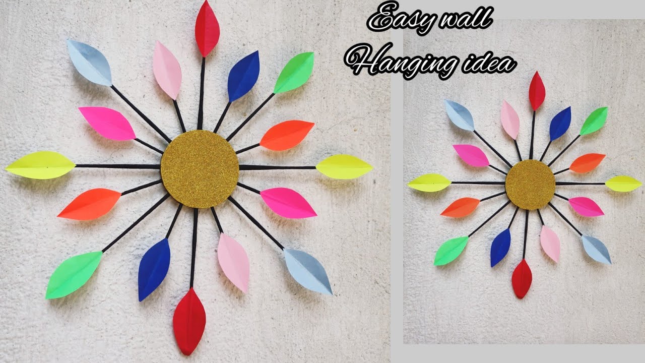 Beautiful Paper Wall Decor Ideas | Unique Wall Hanging Ideas | Paper ...