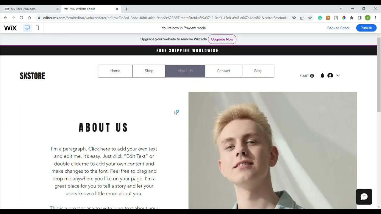 Adding Page Transition In Wix Wix Tutorial Youtube