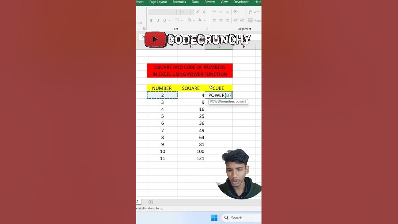 Power Formula In Excel Excel Magic Tricks Tutorialexcel Exceltech Excelcourse Youtube