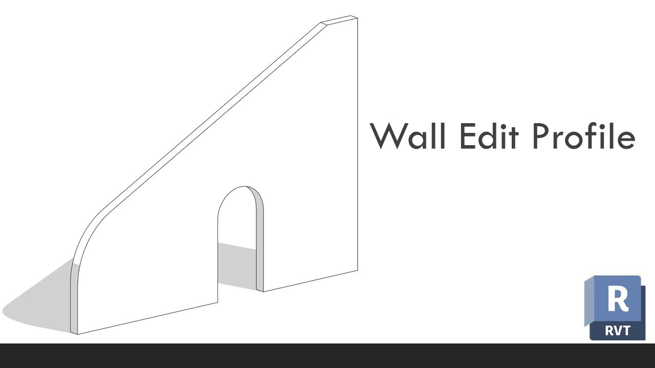 Wall Edit Profile in Revit - YouTube