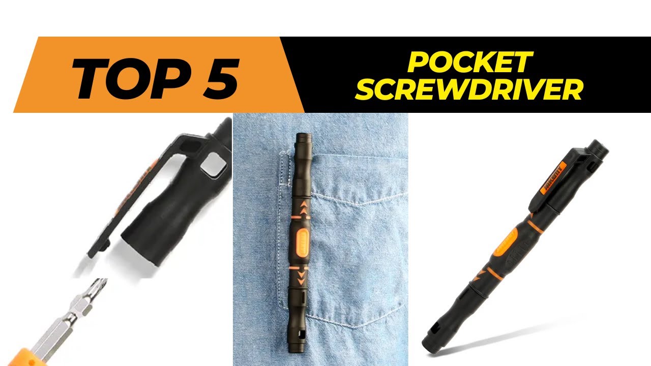 Best Pocket Screwdriver | Top 5 Portable 3 In 1 Double-head Bits ...