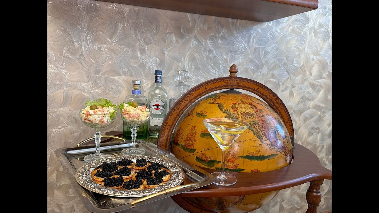 Salmon Salad And James Bond Signature Cocktail - Cook With Us - YouTube