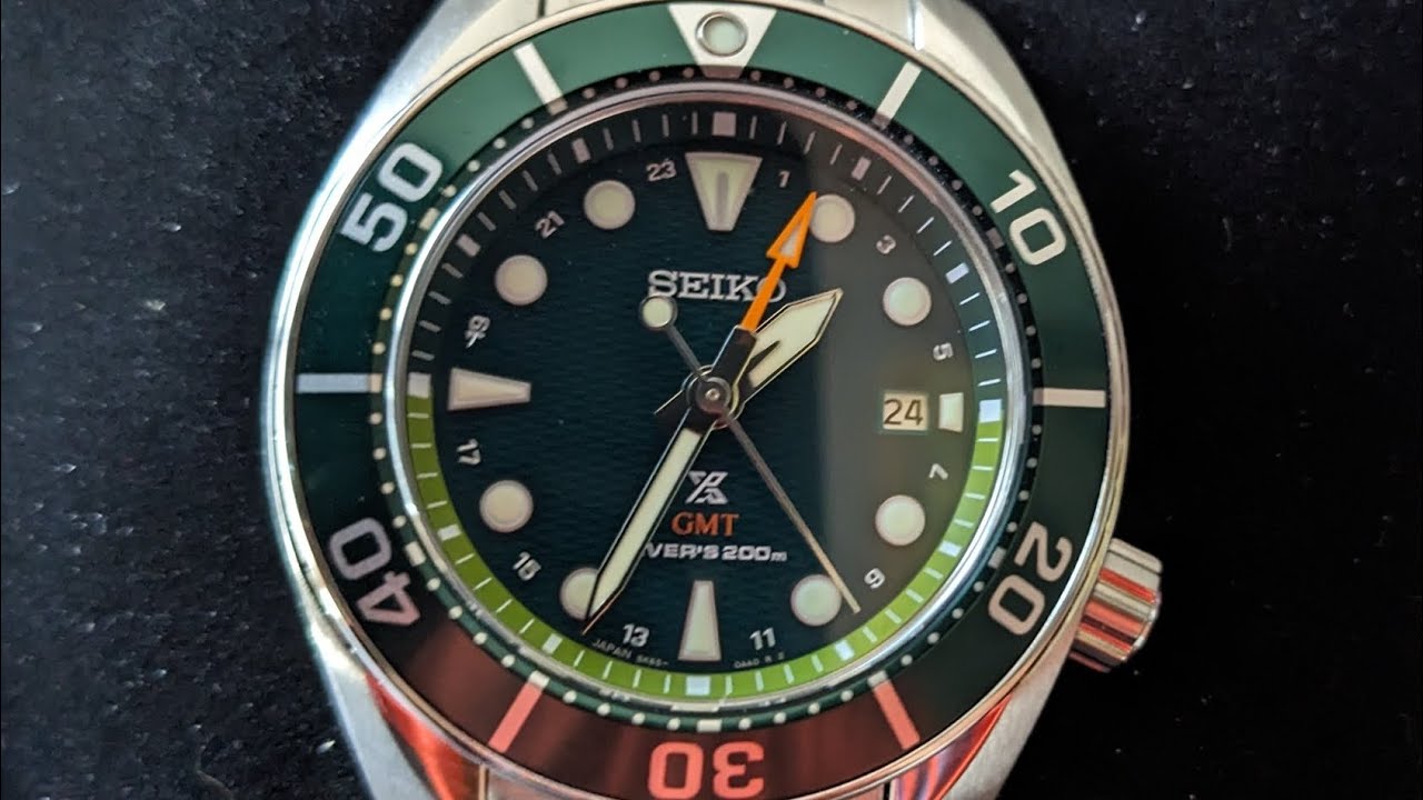 Seiko Solar GMT, Reference SFK003 - YouTube