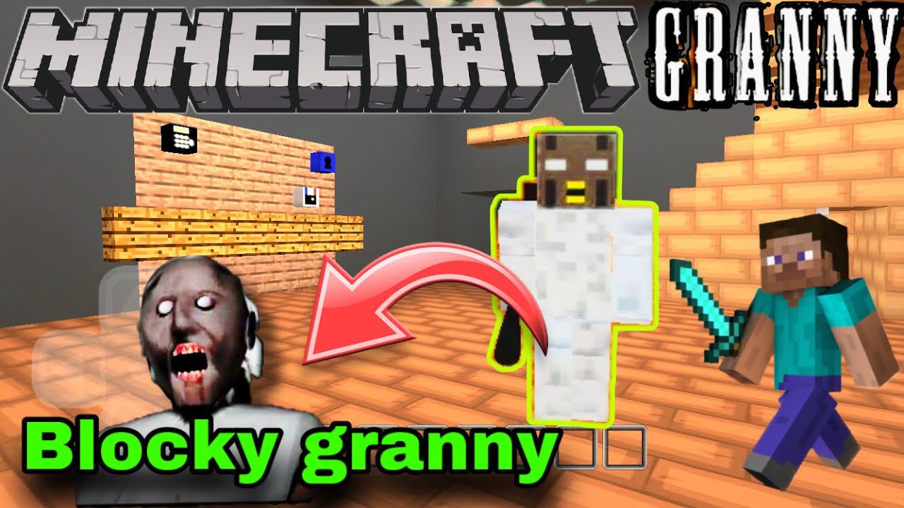 Blocky granny || Minecraft granny || blocky granny mode ||😂 - YouTube