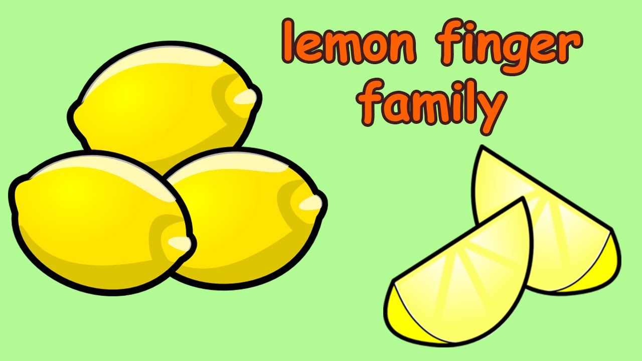 LEMON Finger Family | Fruit Finger Family - YouTube