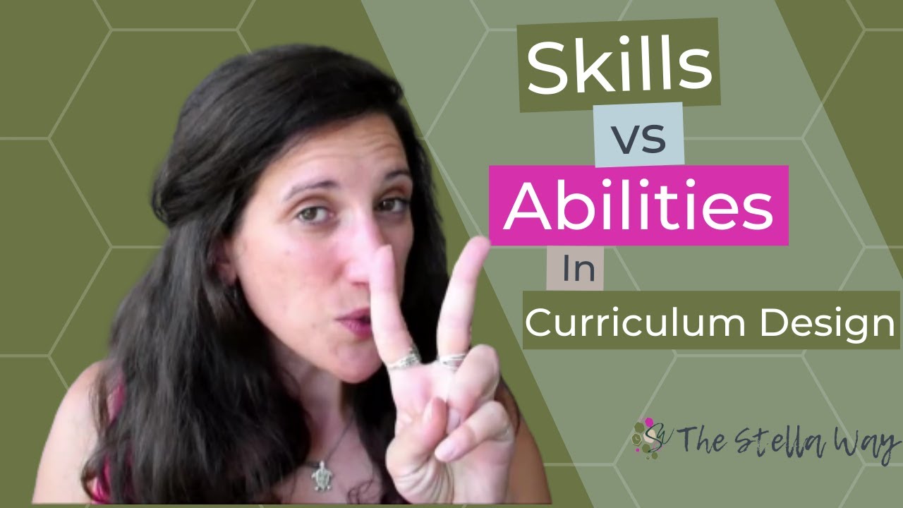 How to Know the Difference between a Skill and an Ability in Curriculum ...