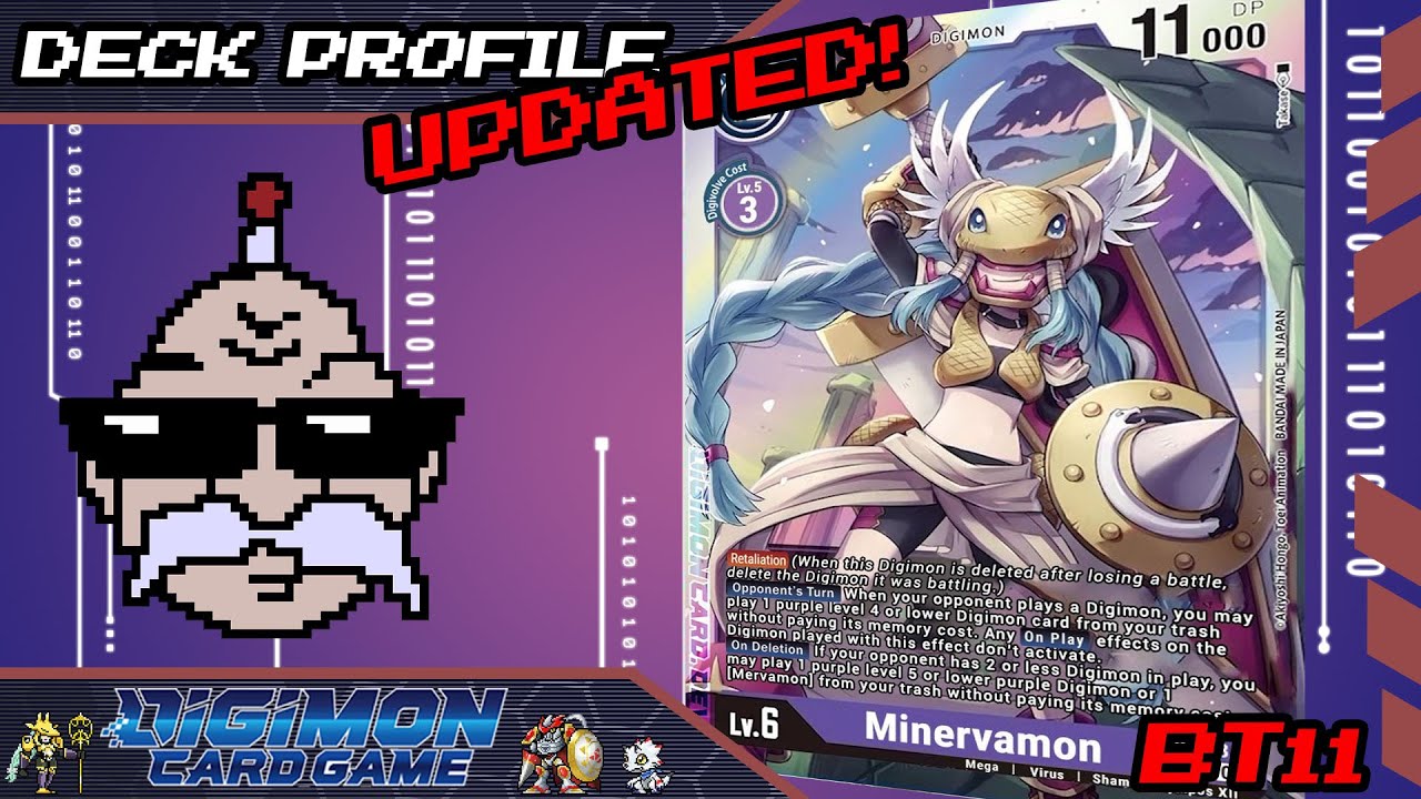 Nuevo soporte para Minerva! Minervamon & Mervamon Deck Profile Digimon ...