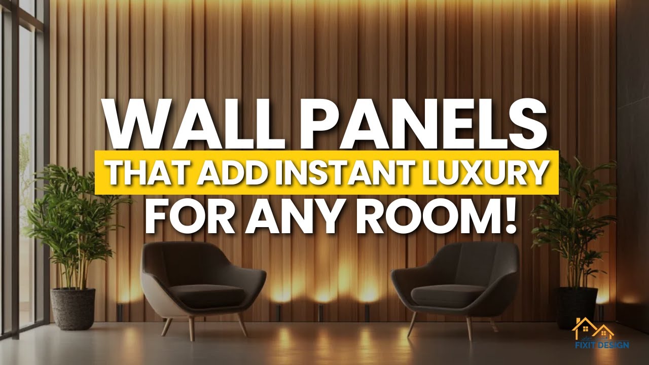 Wall Panels That Add Instant Luxury to Any Room! - YouTube