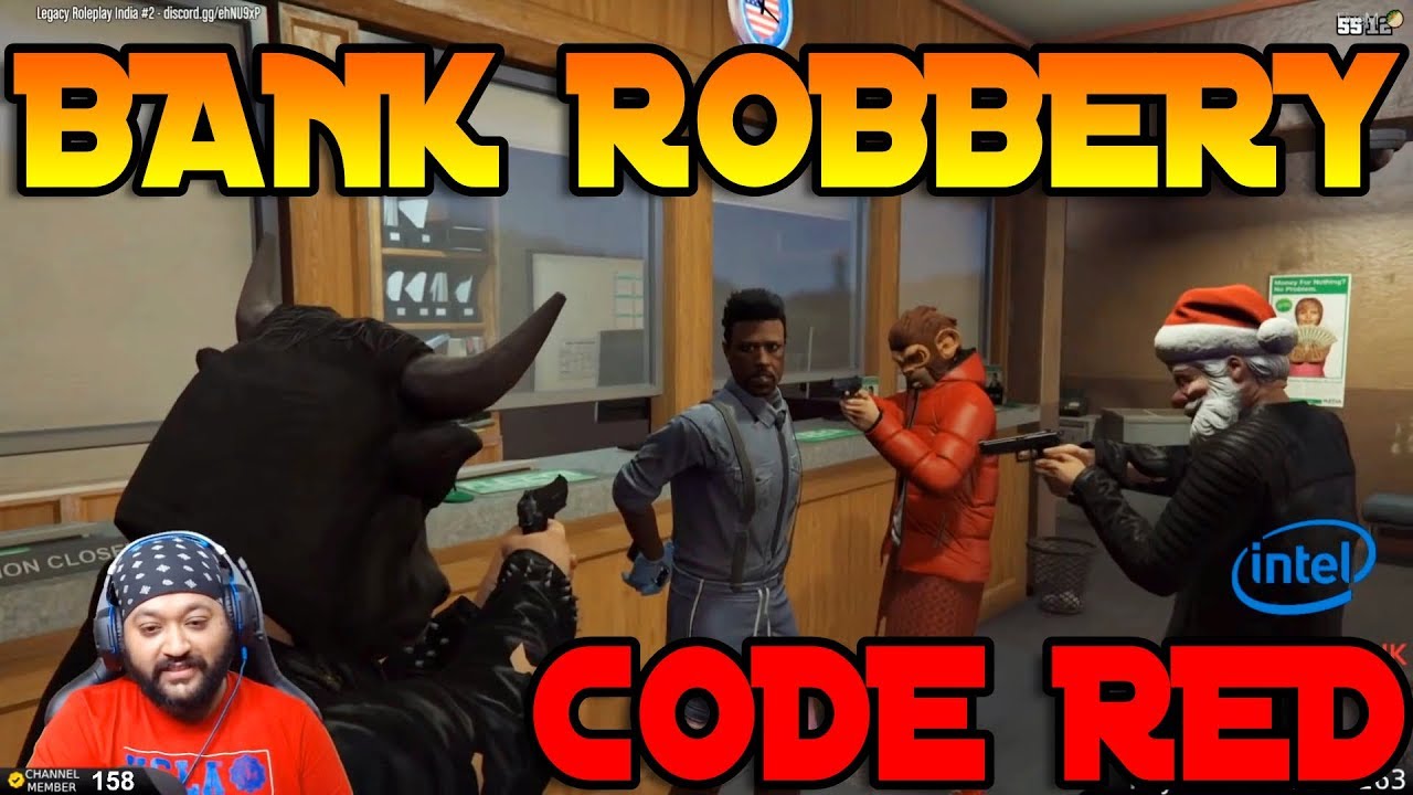 BANK ROBBERY | CODE RED | GTA 5 ROLEPLAY INDIA | RAMAN CHOPRA - YouTube